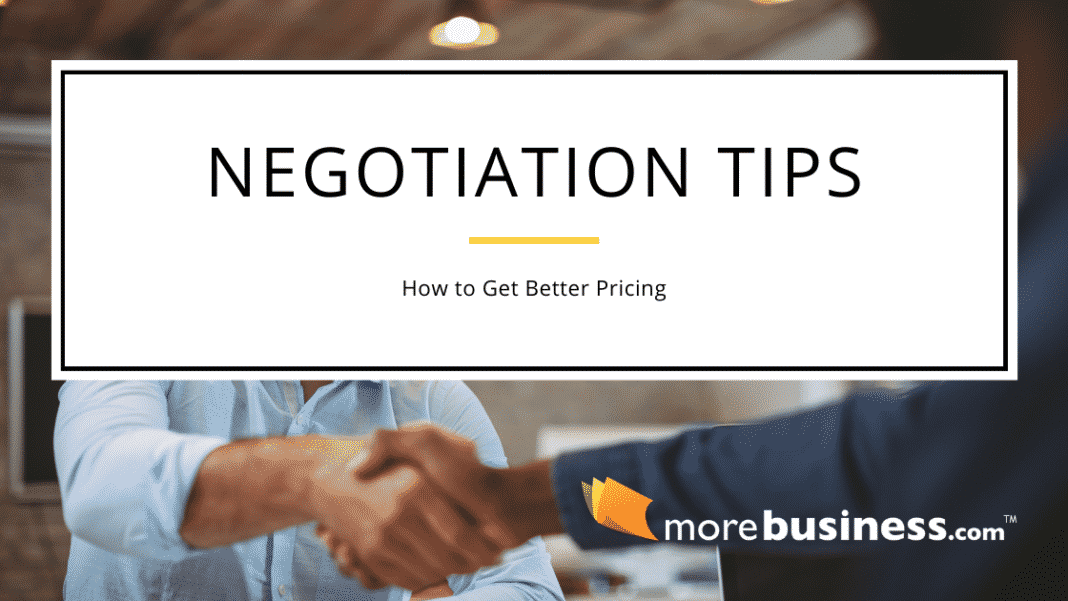 4 Negotiation Tips for Vendors: How to Get Better Pricing